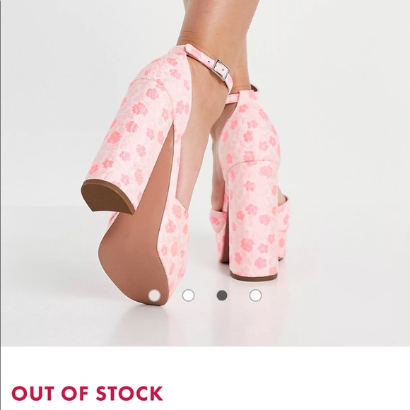 ASOS | Shoes | Asos Design Priority Platform High Heeled Shoes In Pink ...